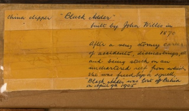 Black Adder Nameplate inscription Blackadder launched in Britain 1870 ...